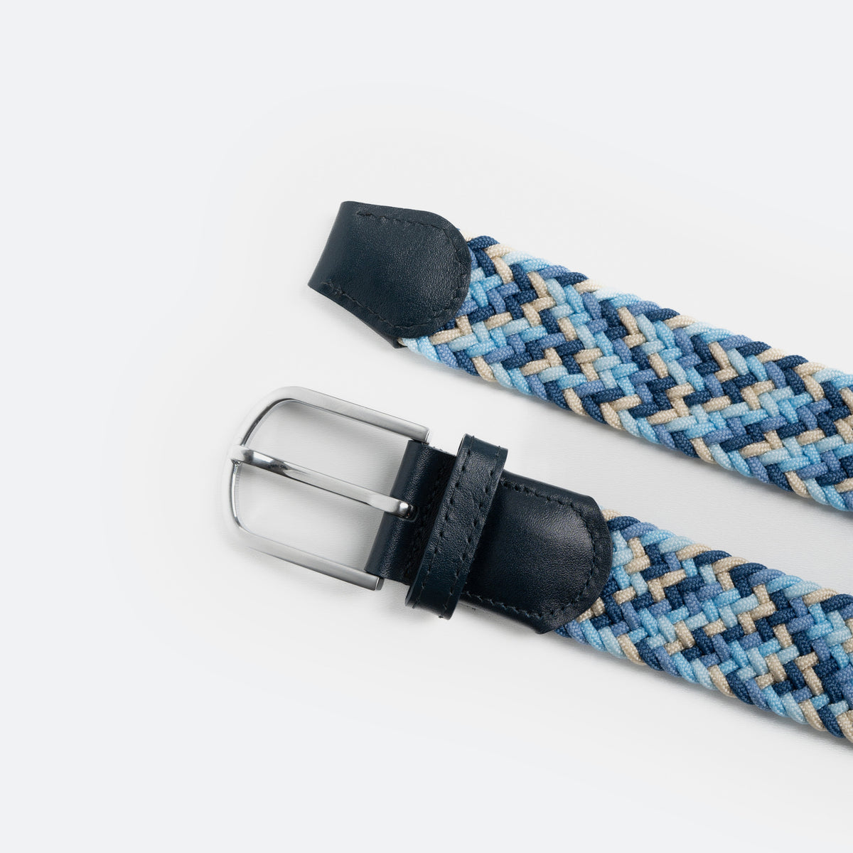 Light Blue Braided Belt